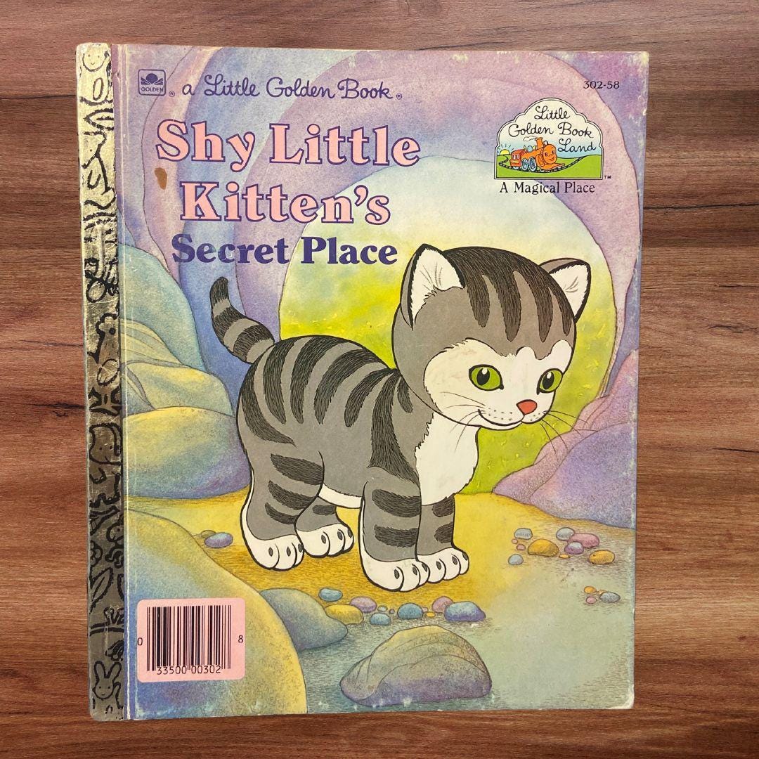 Shy Little Kitten's Secret Place Little Golden Book Children's ...