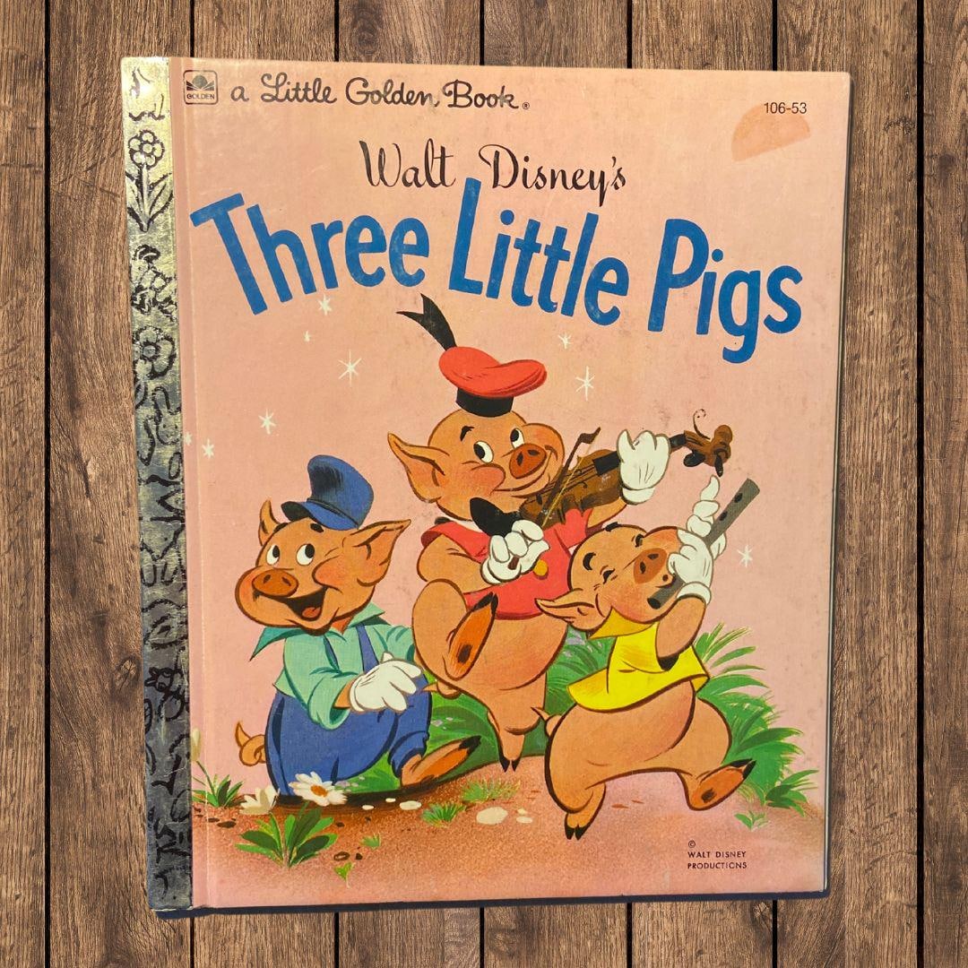The Three Little Pigs Little Golden Book, 1953 Hardcover Children's ...