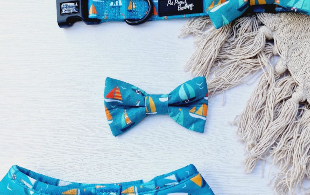 Ahoy Sea Dog! Bow Tie - Handmade in the UK - Etsy