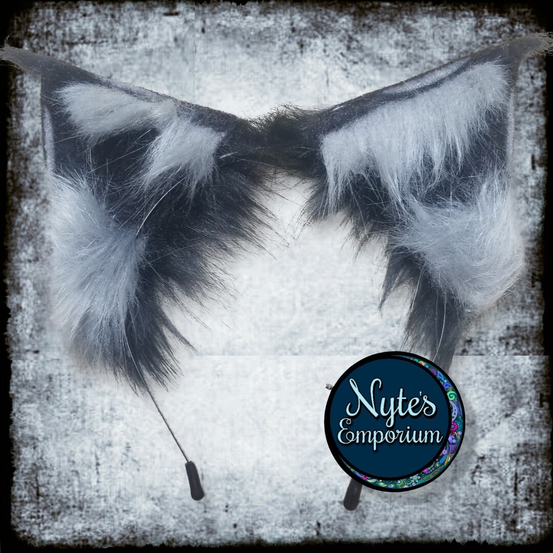 SHADOW Furry Ears Kitten Earscat Earsren Festkittenfake - Etsy