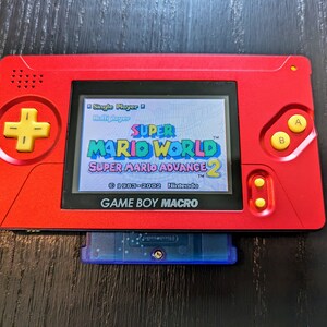 Nintendo Gameboy Macro Boxy Pixel Faceplate Custom Mario - Etsy
