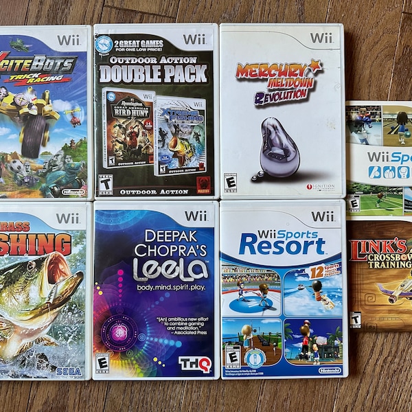 Nintendo Wii Games - Etsy