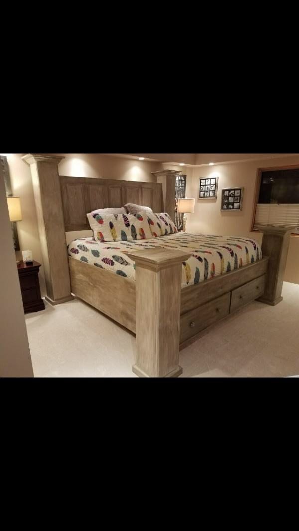 Solid Wood King Bed Frame. Built to Last a Lifetime. - Etsy