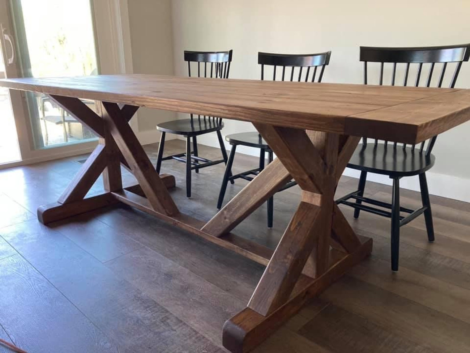 8’ Custom Built Solid Wood Dining Table - Etsy
