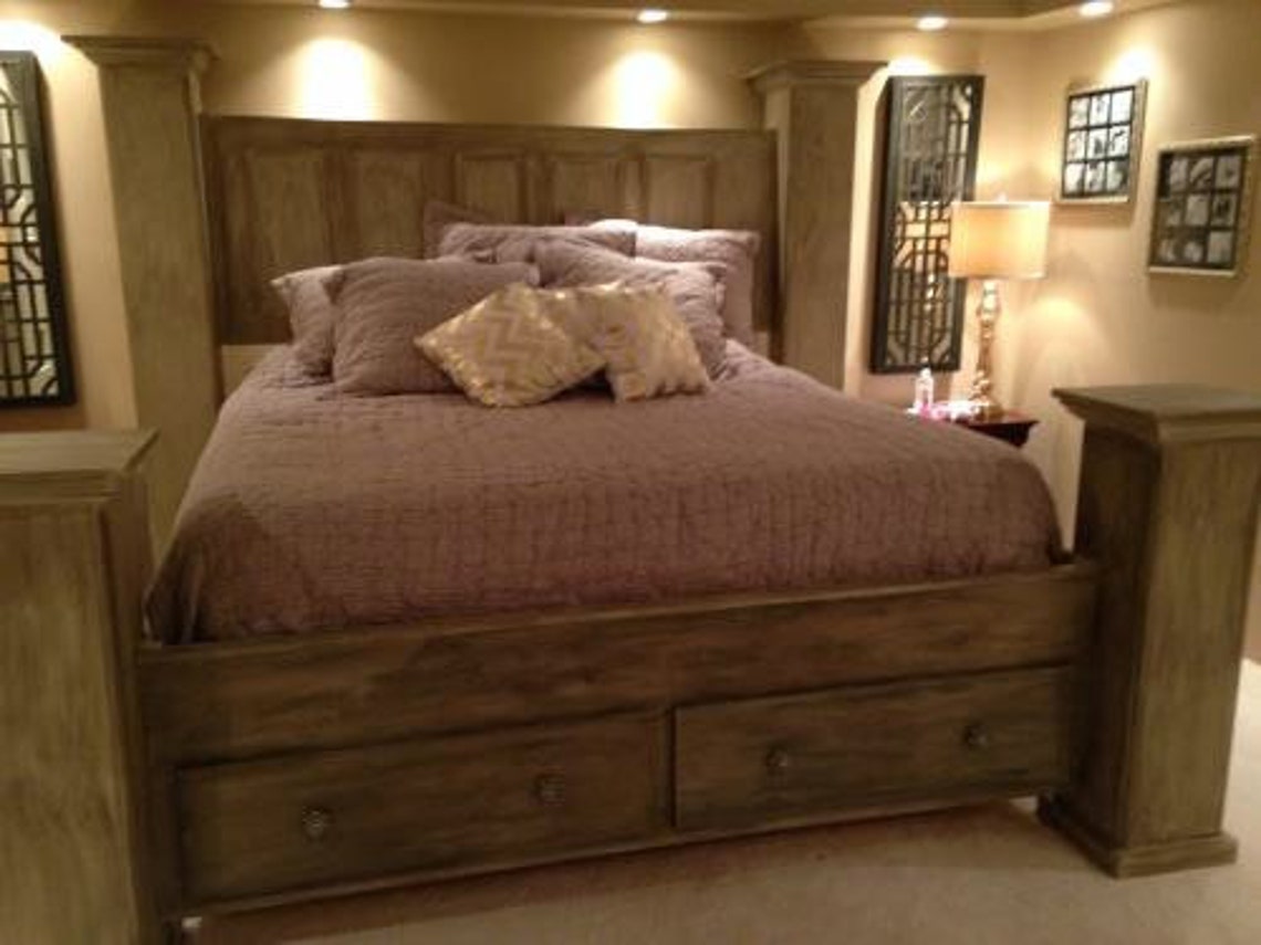 Solid Wood King Bed Frame. Built to Last a Lifetime. - Etsy