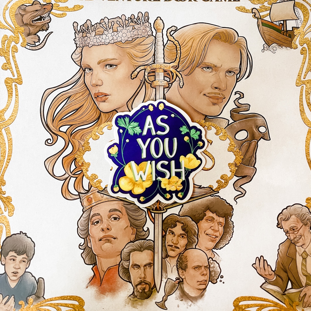 As You Wish - Vinyl Sticker - Princess Bride Sticker - Waterproof ...