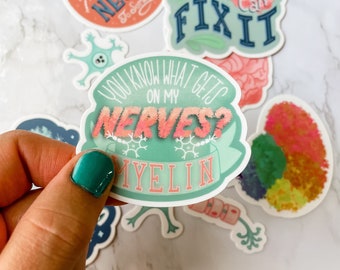 Nerves Sticker - Etsy