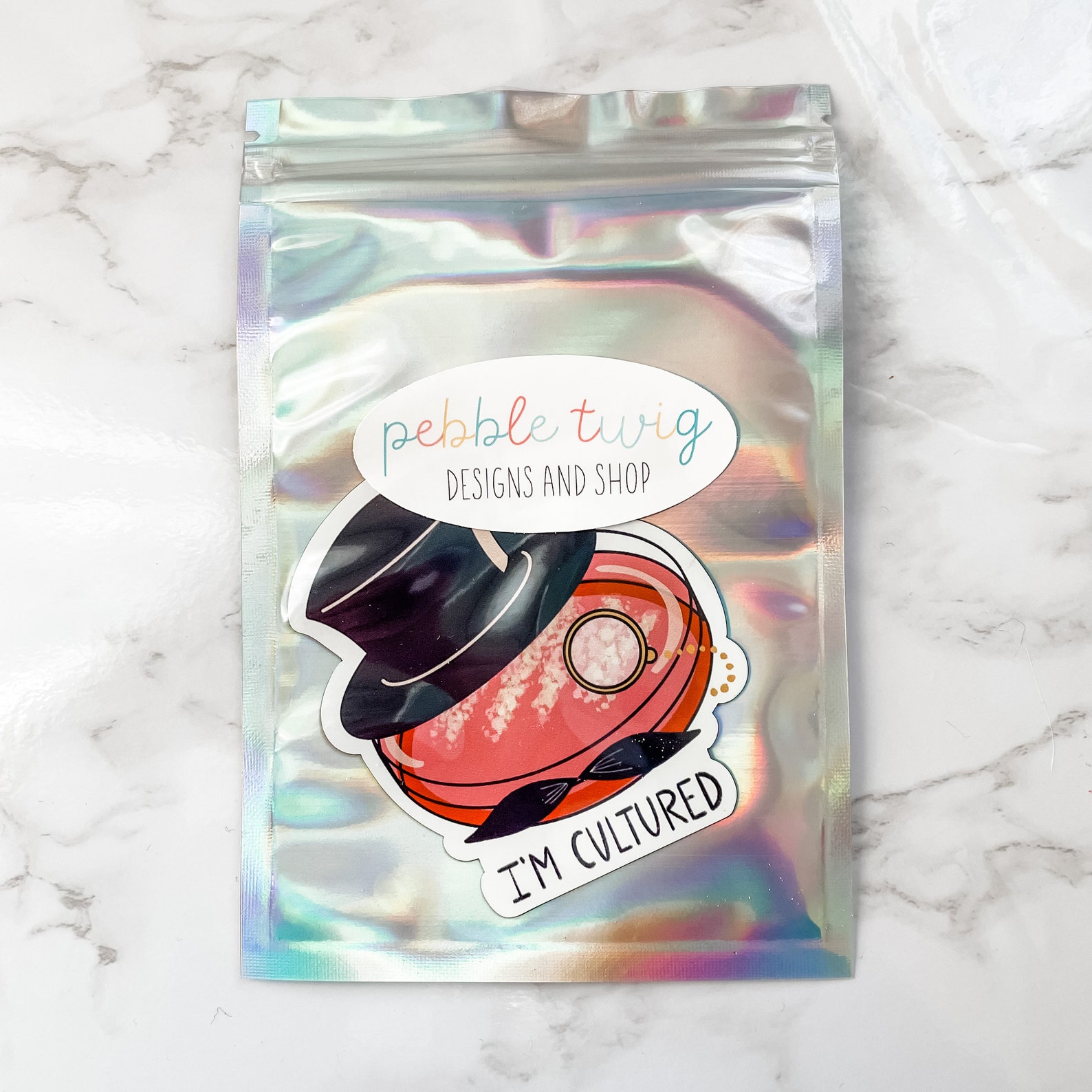 I'm Cultured Vinyl Sticker Microbiology Gift - Etsy