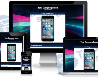 Ebay Template Mobile Responsive Listing Professional Auction | Etsy
