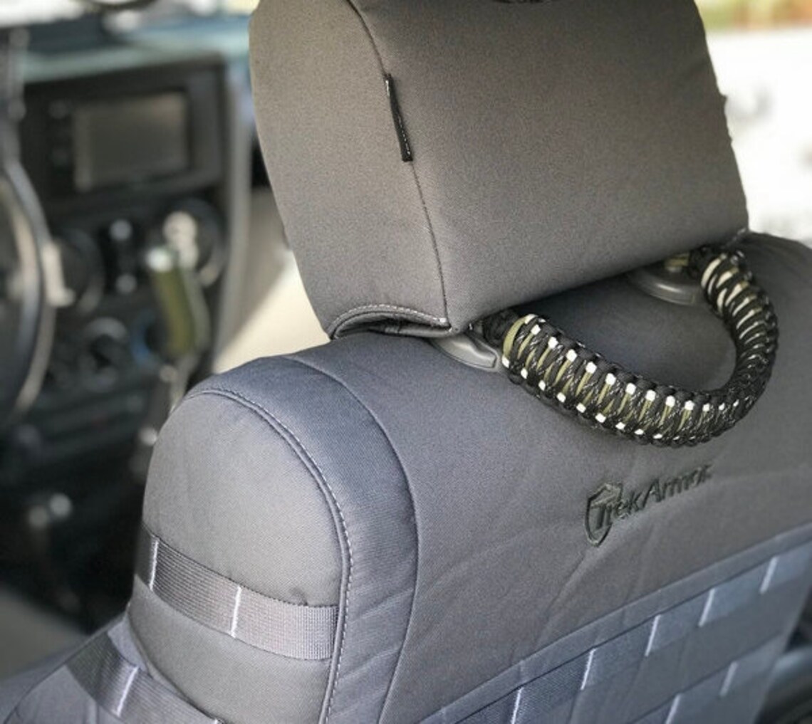Universal SUV Paracord Headrest Grab Handle Set Made to Order - Etsy