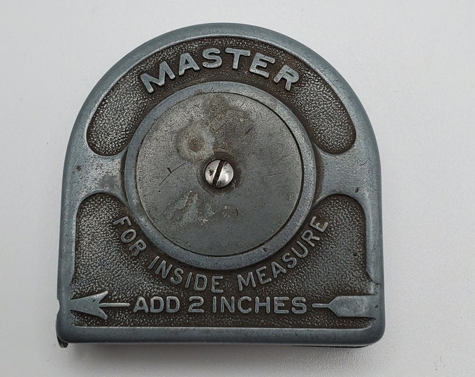 Master Rule Measuring Tape, 1937, Vintage Steel Rule, Vintage Tools ...