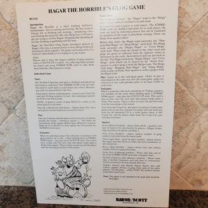 Hagar the Horrible's Glog Game 1990 Vintage Board Game 2 - Etsy