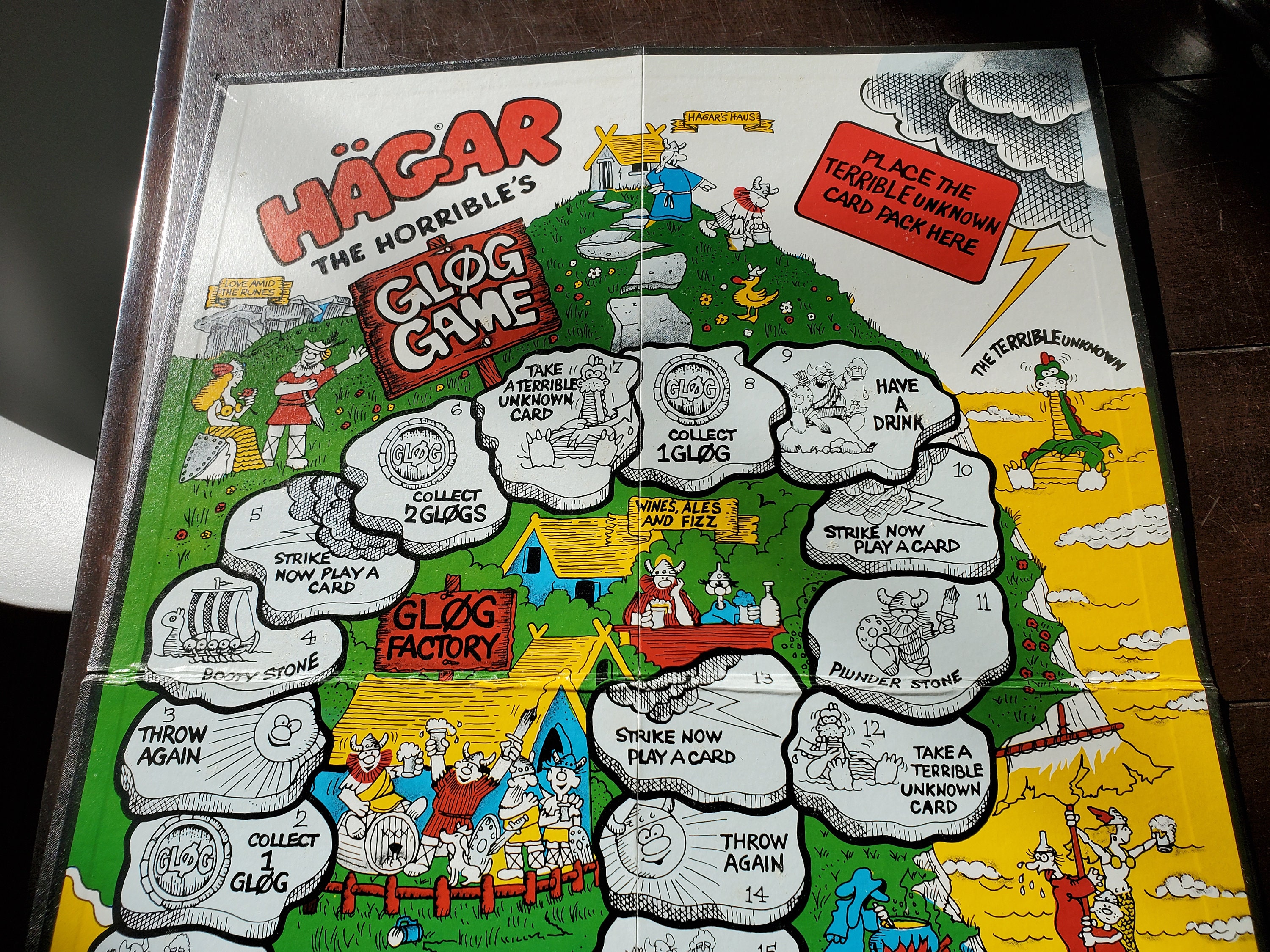 Hagar the Horrible's Glog Game 1990 Vintage Board Game 2 - Etsy