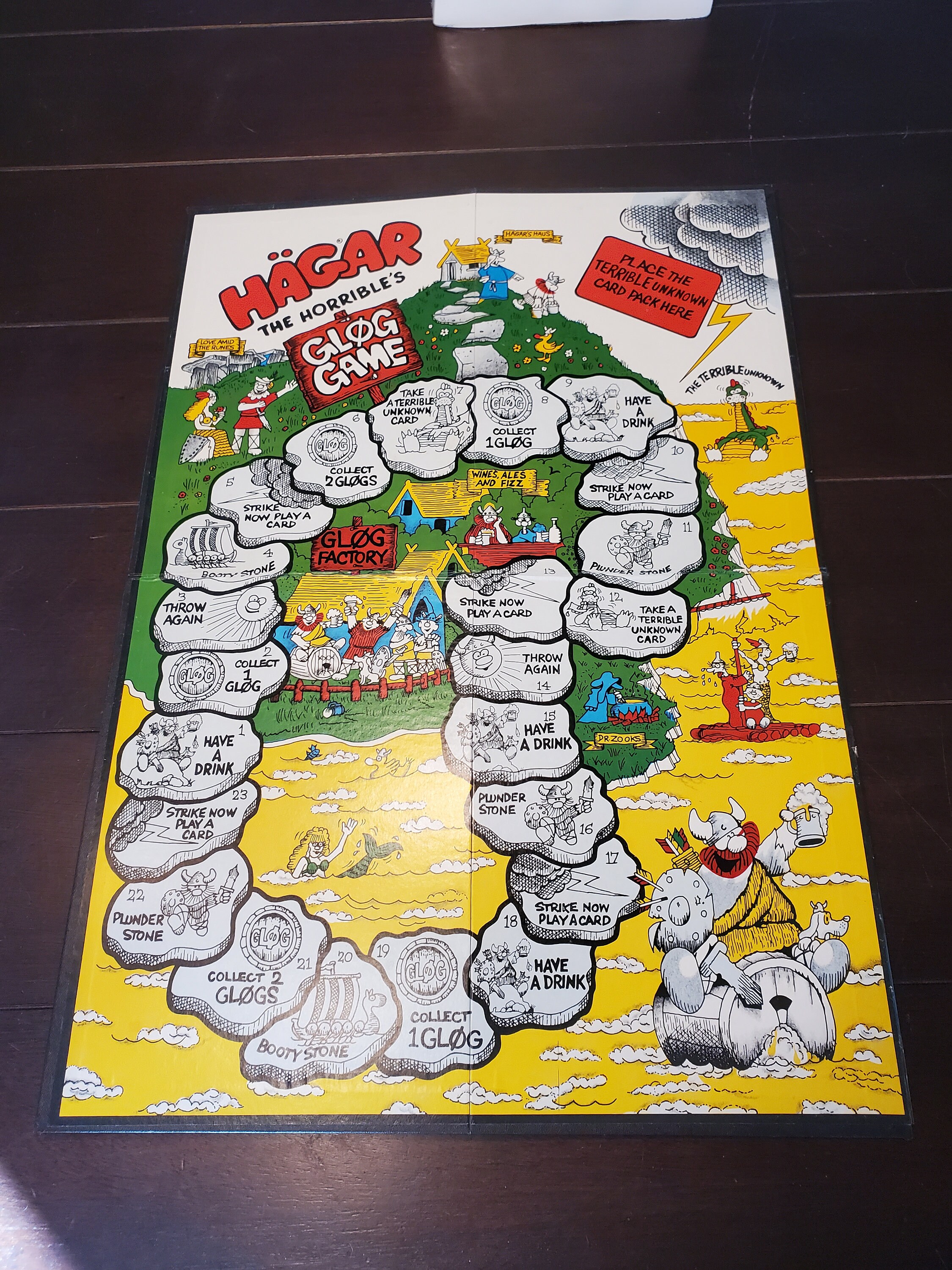 Hagar the Horrible's Glog Game 1990 Vintage Board Game 2 - Etsy