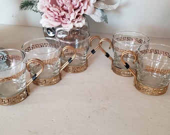 Greek Key Glasses | Etsy