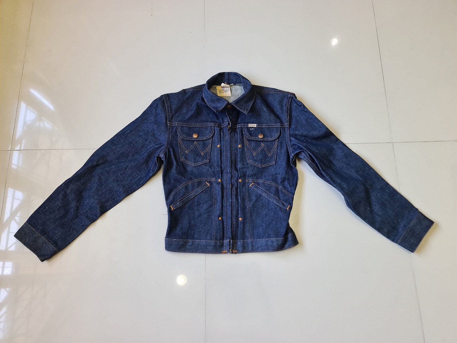 Vintage 60s Wrangler Blue Bell Jacket Small Size. 32 Deadstock - Etsy