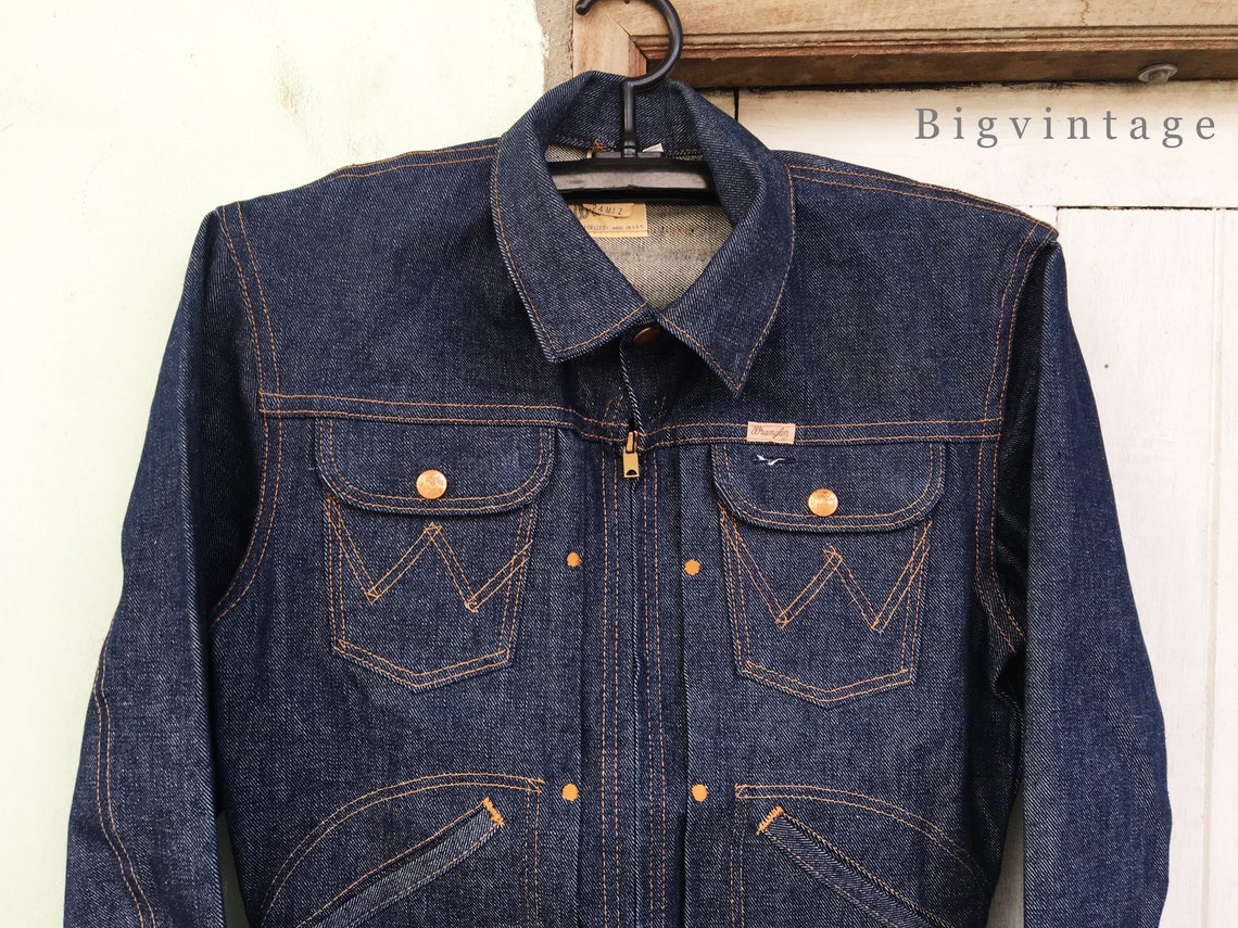 Vintage 60s Wrangler Blue Bell Jacket Small Size. 32 Deadstock | Etsy