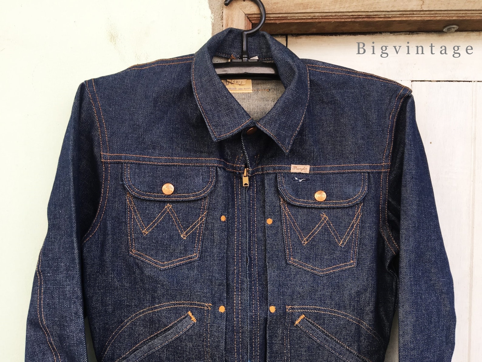 Vintage 60s Wrangler Blue Bell Jacket Small Size. 32 Deadstock | Etsy