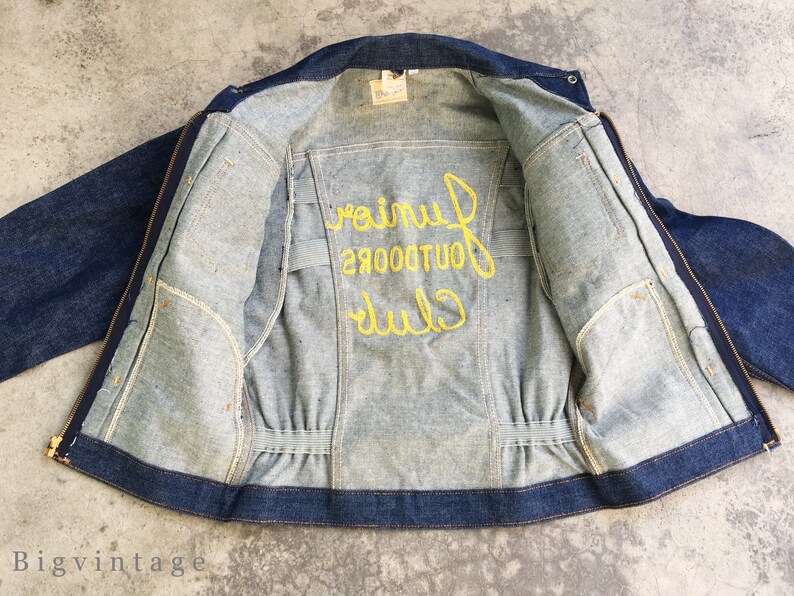 Vintage 60s Wrangler Blue Bell Jacket Small Size. 32 Deadstock - Etsy