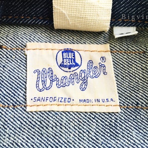 Vintage 60s Wrangler Blue Bell Jacket Small Size. 32 Deadstock - Etsy