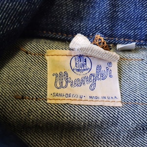 Vintage 60s Wrangler Blue Bell Jacket Small Size. 32 Deadstock - Etsy