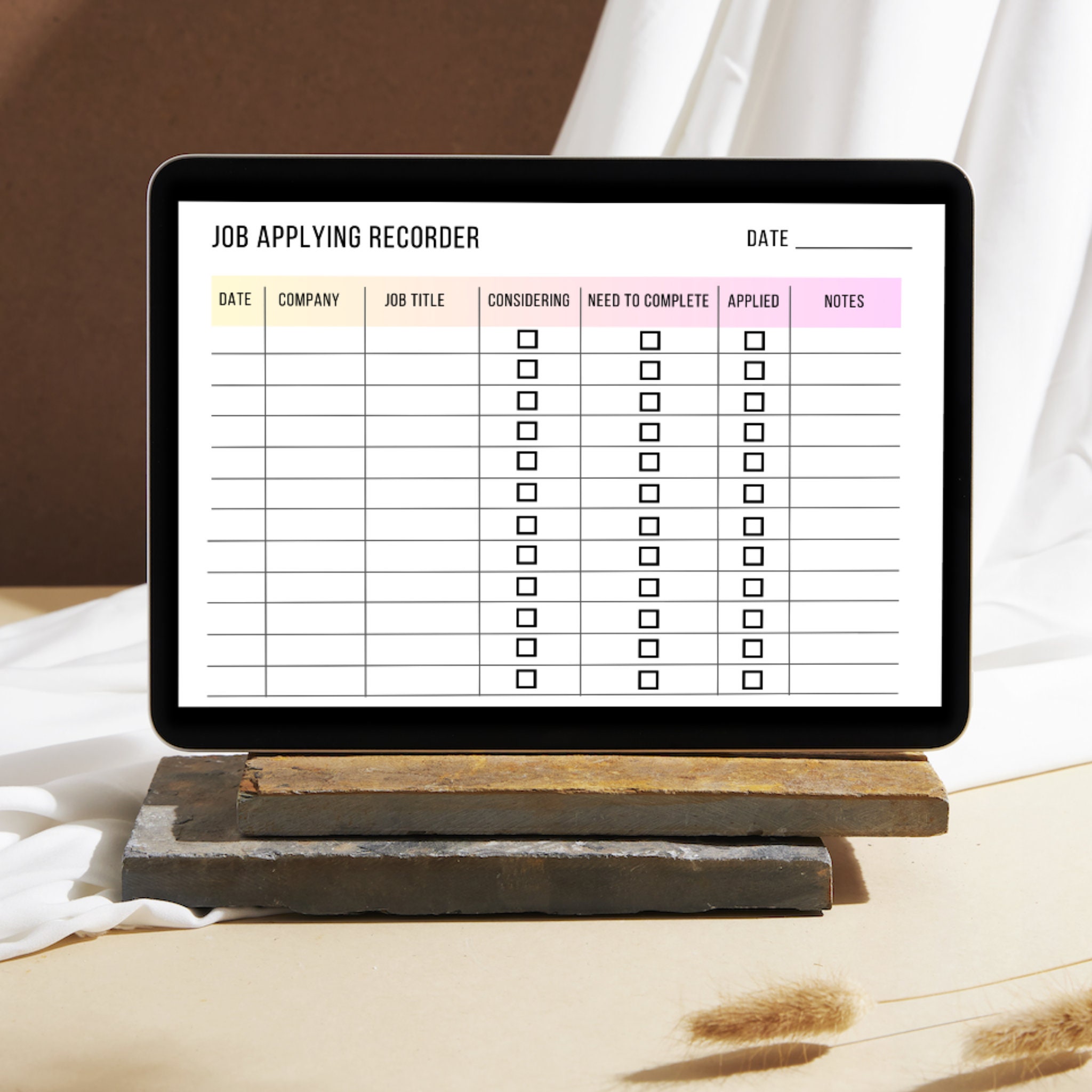 Job Application Trackers | Job Application Recorder | Keep Track of ...