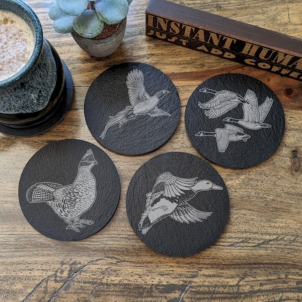 Gray Coasters - Etsy
