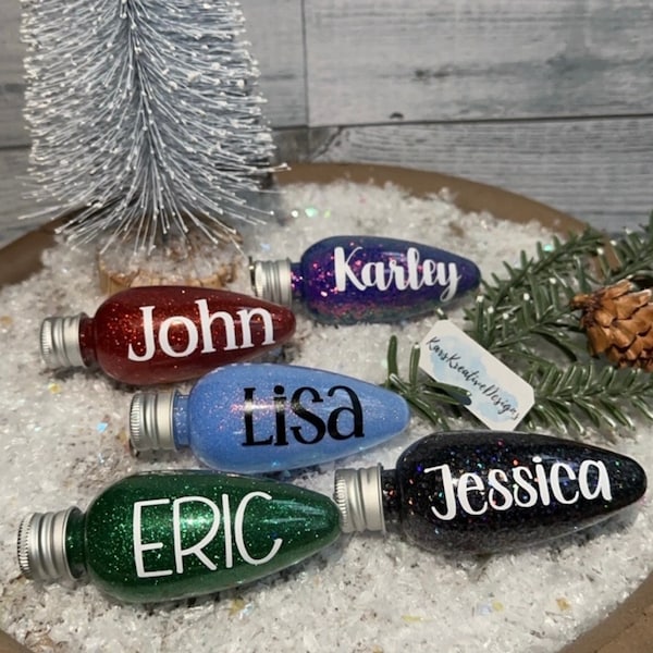 Light Bulb Ornament - Etsy