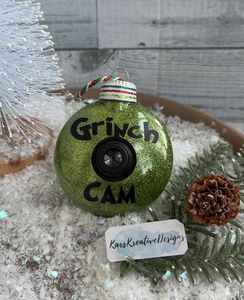 Christmas Camera Ornament - Santa Cam - Elf Cam - Rudolph Cam - Grinch ...