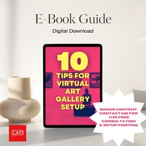 10 Steps for Virtual Art Gallery Setup - Etsy