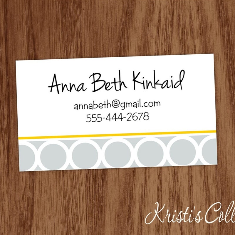Calling Card Design - Etsy