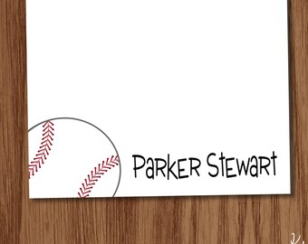 Baseball Notepad | Etsy