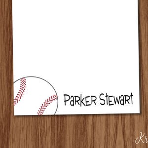 Baseball Notepad Gift for Kids Boys Coaches Personalized - Etsy