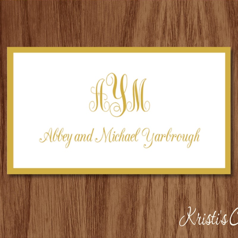 Couple Calling Card - Etsy