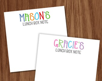 Lunch Box Note | Etsy