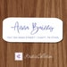 Calligraphy Address Labels | Personalized Ladies Shipping Stickers ...