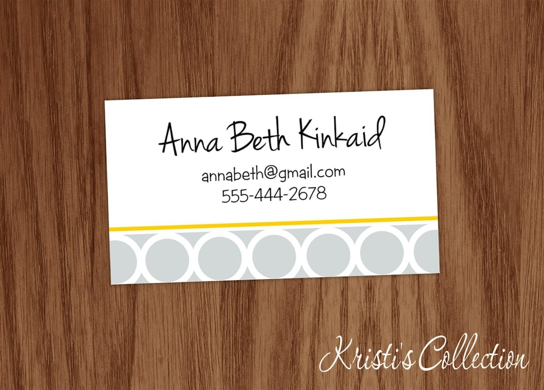 Personal Calling Cards | Personalized Business Cards | Mommy Stationery ...