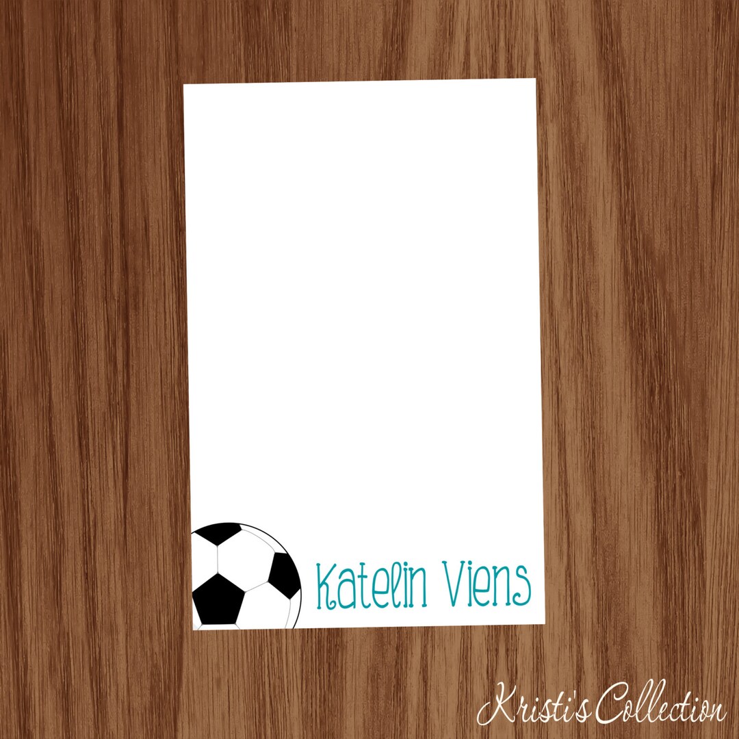 Soccer Notepad Gift for Kids Girls Boys Coaches - Etsy