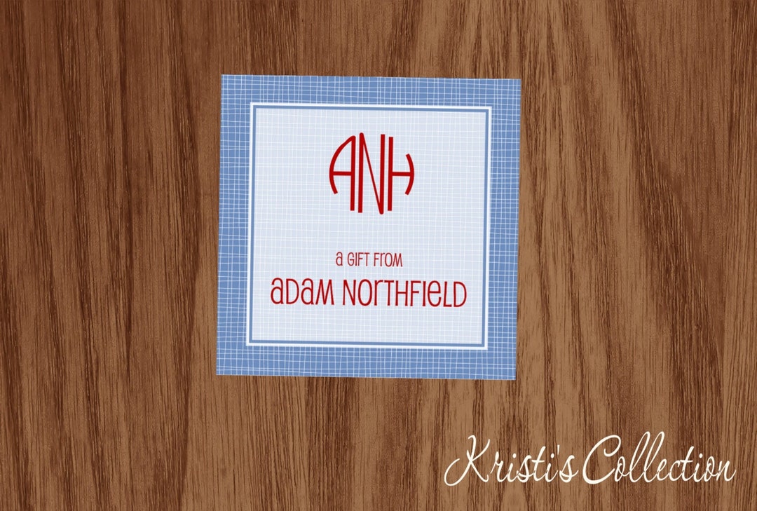 Personalized Kids Gift Tags | Boys Birthday Gift Stickers | Custom ...