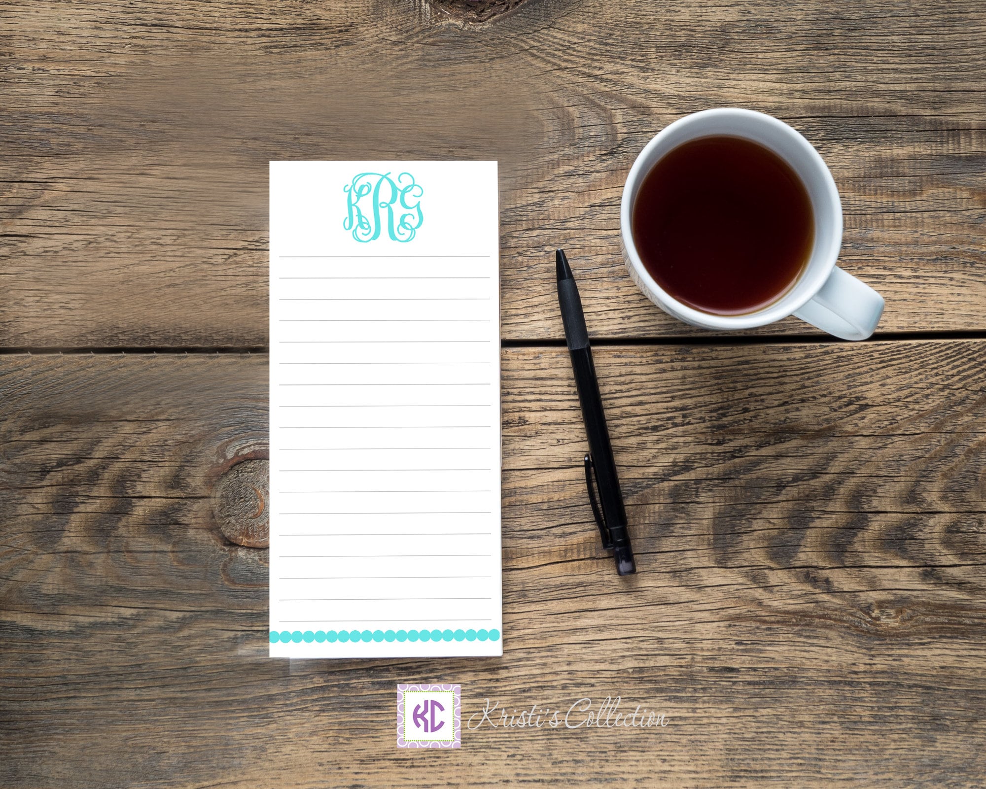 Personalized Skinny Lined Notepad | Stationery Gift for Moms. Girls ...