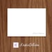 Personalized Folded Note Card | Classic Monogrammed Stationery ...