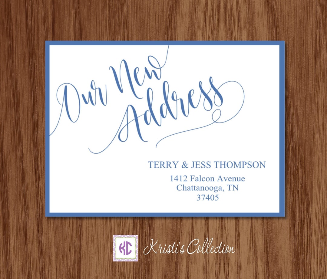 Moving Announcements for New Address | We've Moved Cards | New Home ...