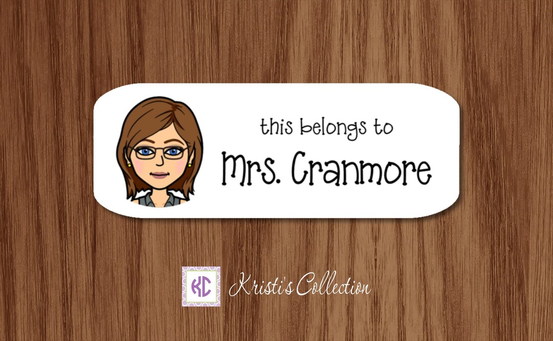 Bitmoji Stickers | Personalized This Books Belongs to Stickers | Custom ...