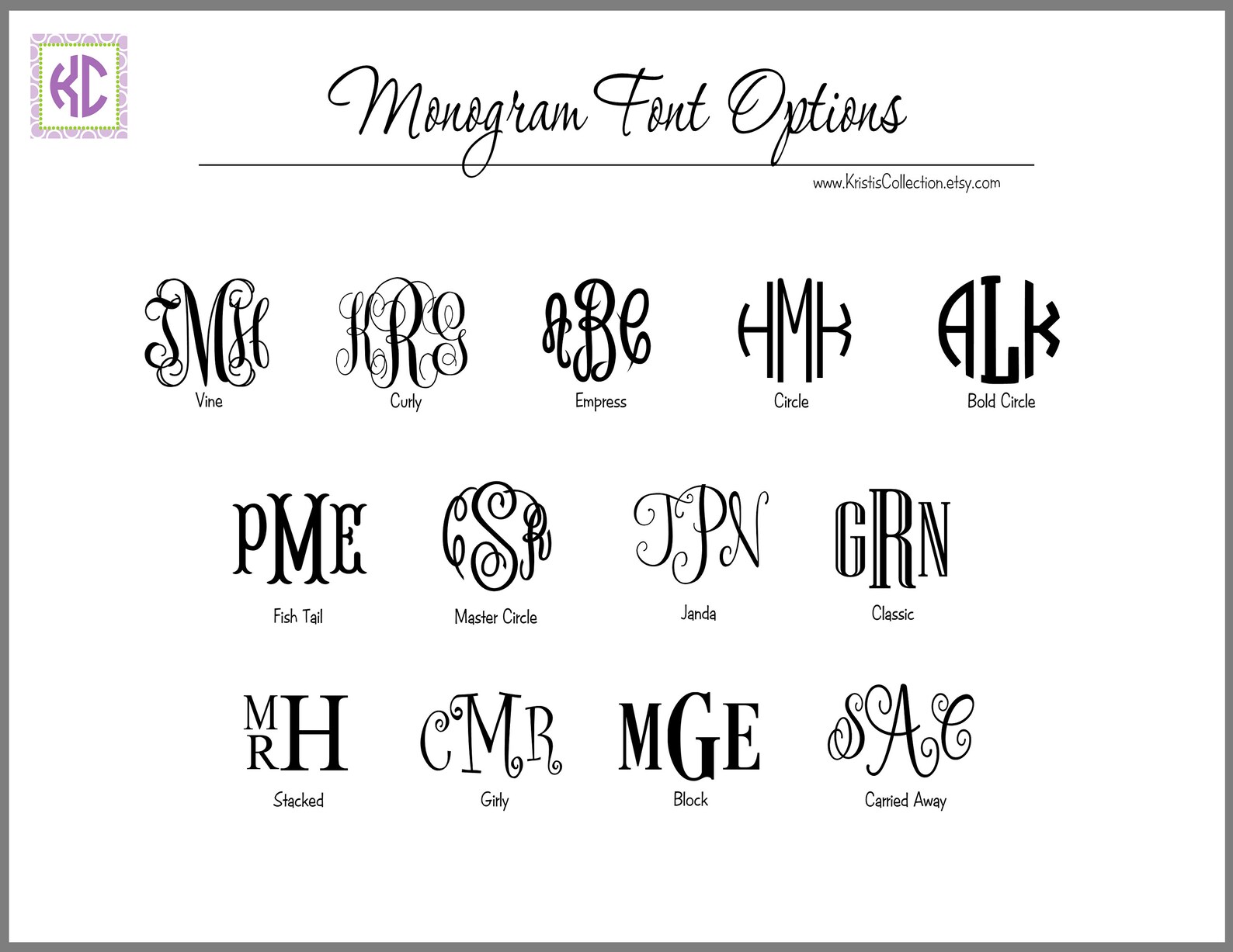 Personalized Folded Note Card Classic Monogrammed Stationery - Etsy