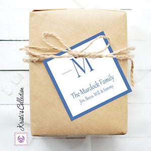Personalized Family Gift Tags or Stickers | Classic A Gift From Cards ...