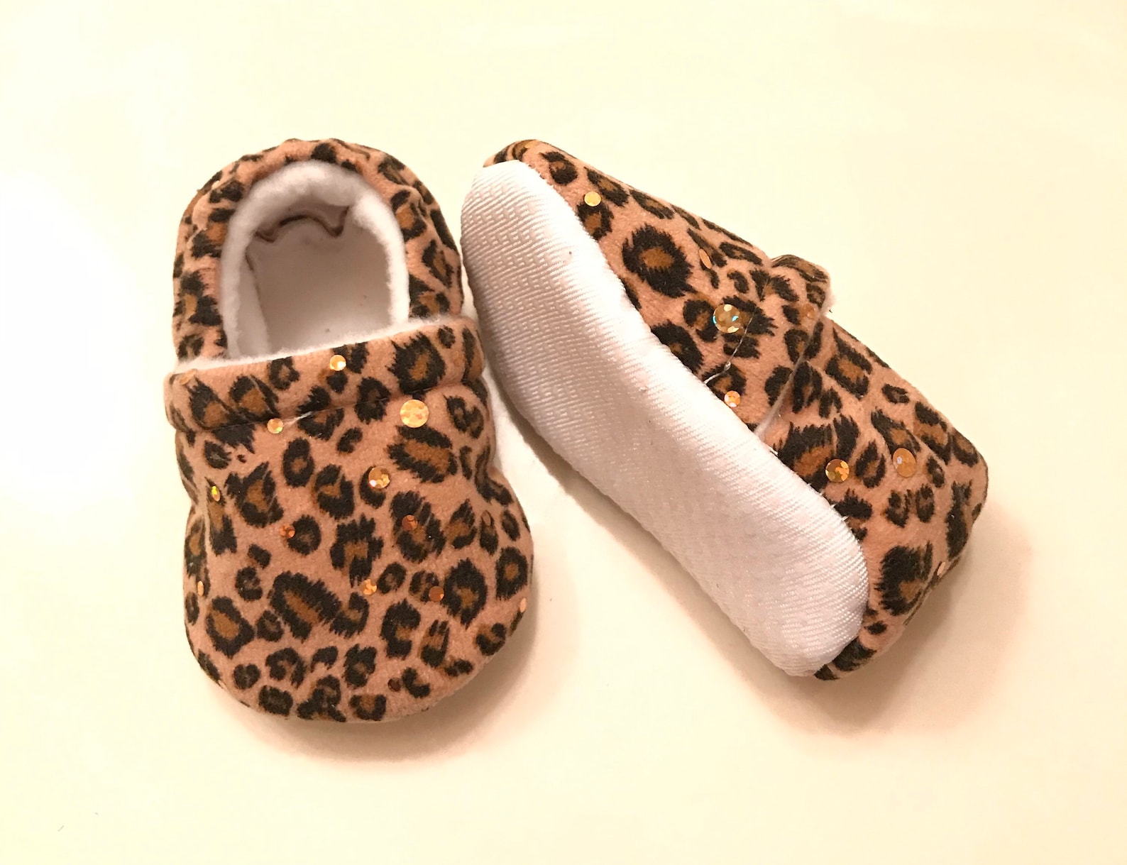 Cheetah Baby Booties, Leopard Baby Booties, Cheetah/leopard Moccs ...