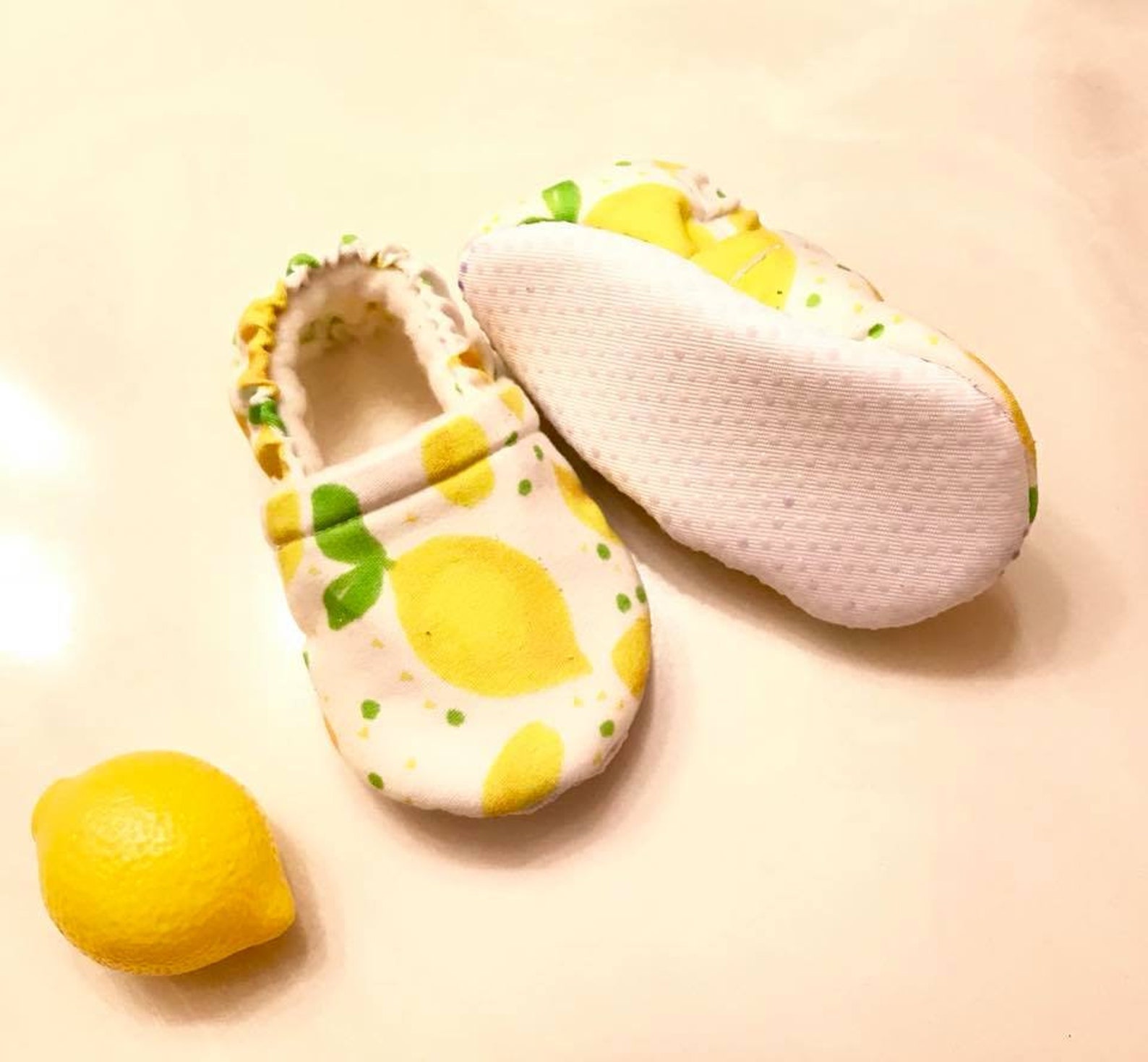 Baby Booties Lemon Baby Booties Prints May Vary Lemon - Etsy