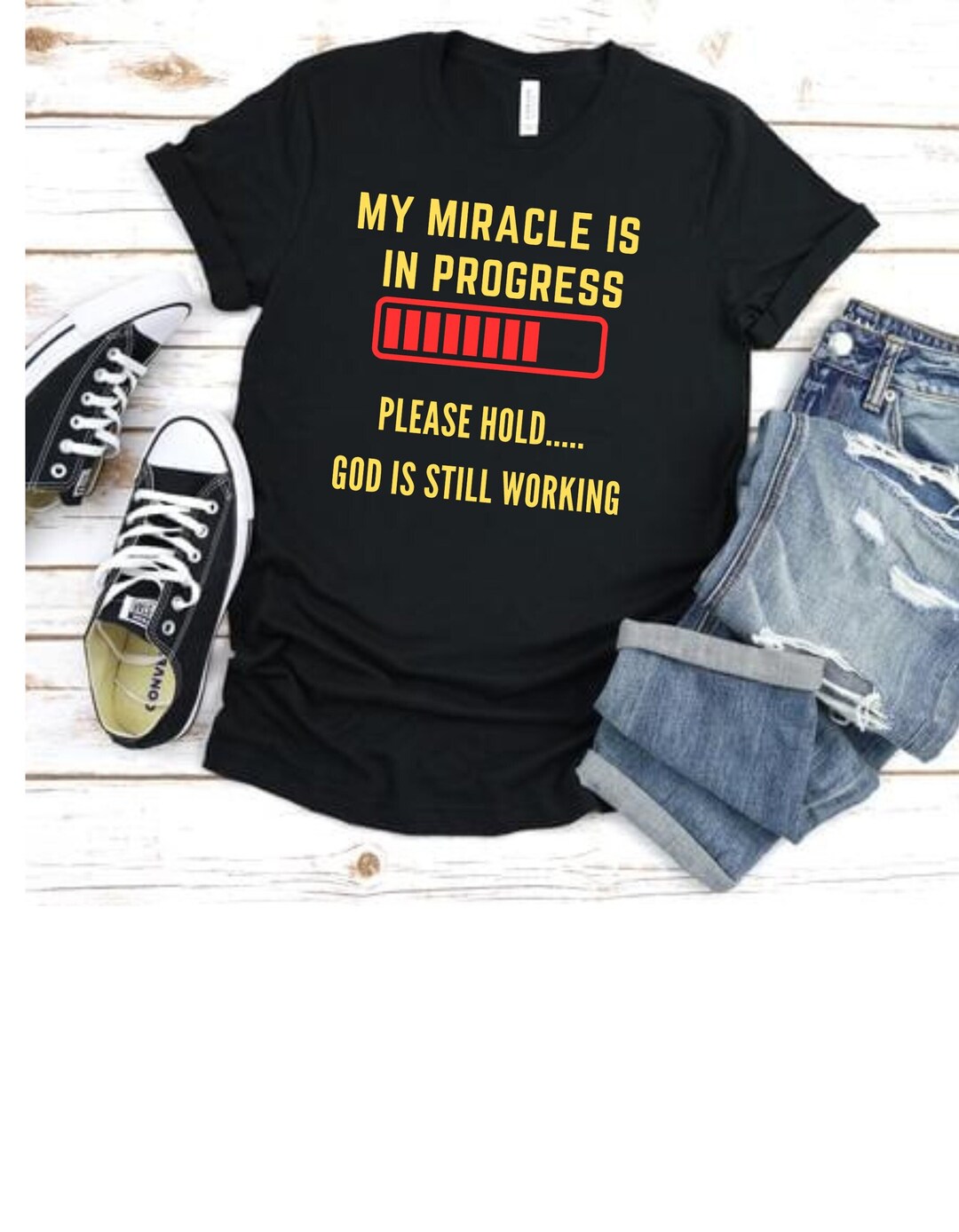My Miracle is in Progress, Please Wait (unisex) - Etsy