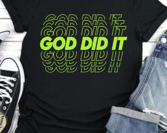 God Did It - Etsy