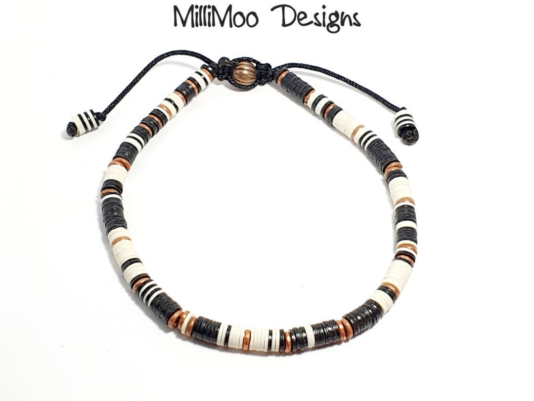 Mens Gift, Limited Edition Copper African Vinyl Disc Skinny Bracelet ...